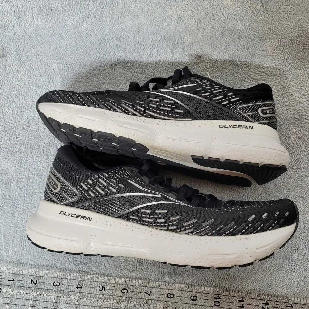 Brooks | Shoes | Brooks Glycerin 2 Womens Running Shoes Black White ...